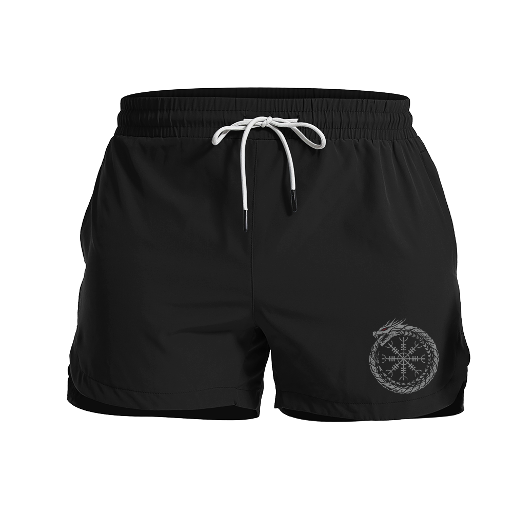 Jormungandr Helm of Awe Graphic Shorts – bluvap