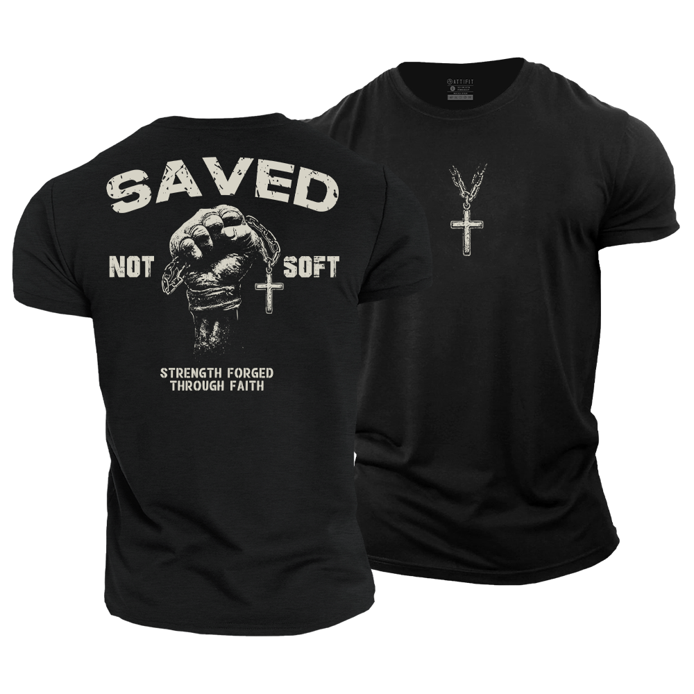 Saved Not Soft Cotton T-Shirt – bluvap