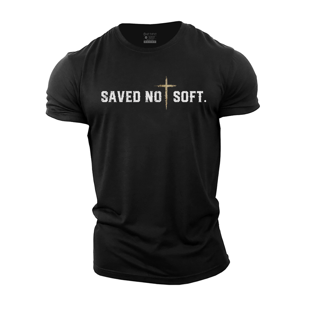 Saved Not Soft Cotton T-Shirt – bluvap