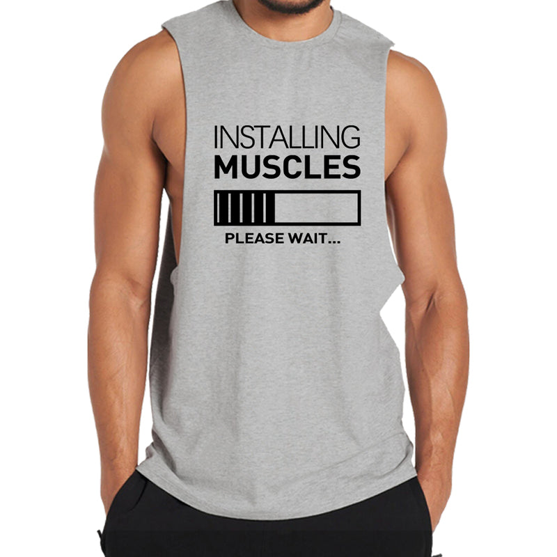 Muscle Loading Graphic Tank Top – bluvap